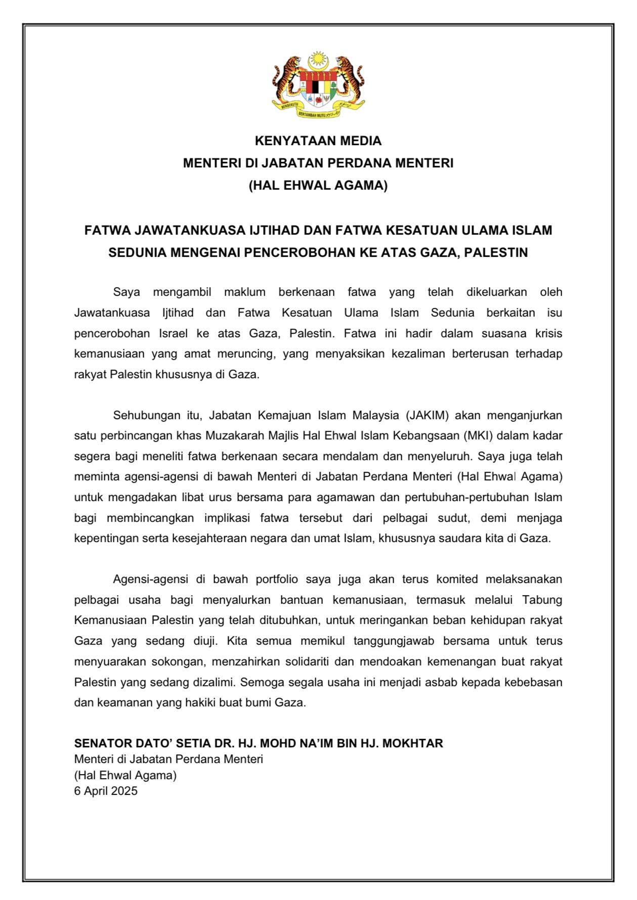 Analysis of the Media Statement by the Minister in the Prime Minister's ...